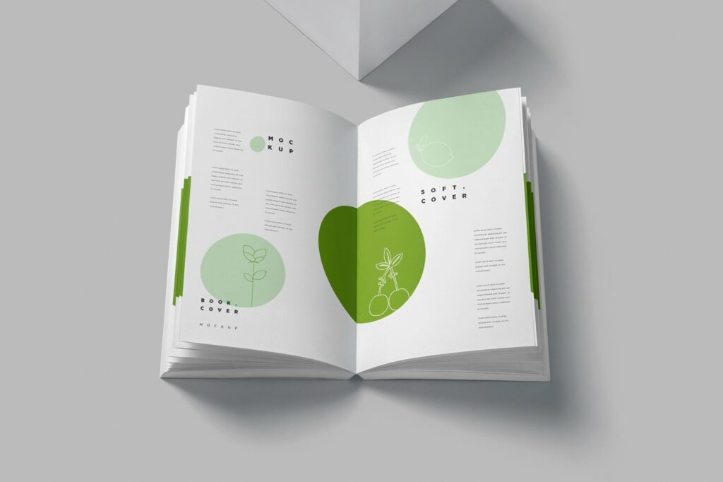 Octavo Softcover Book Mockups – MasterBundles