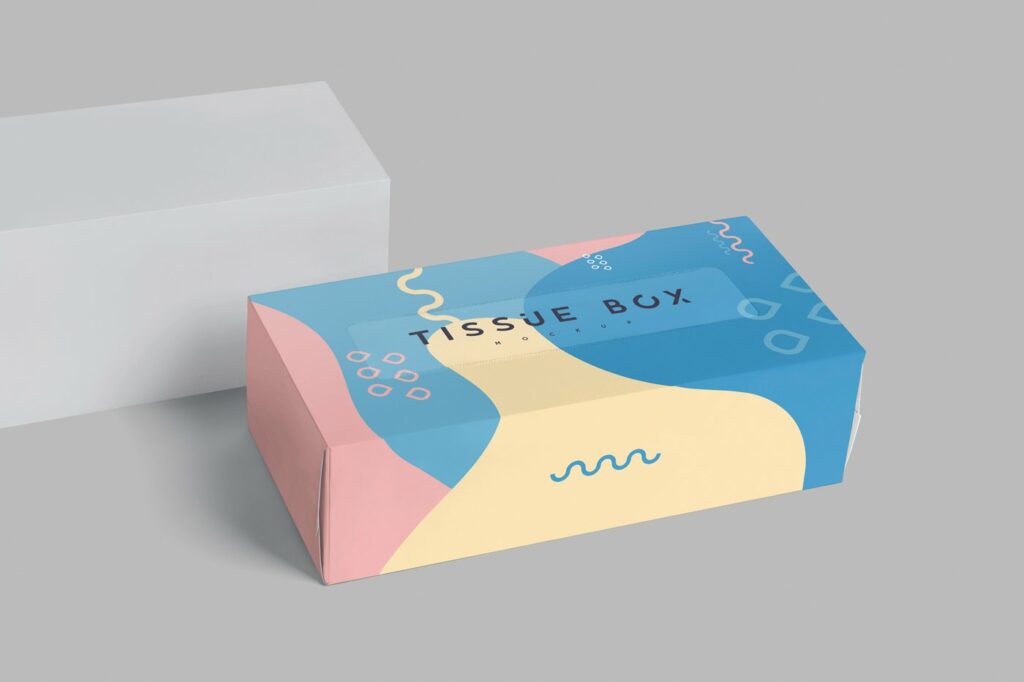 Wide Rectangle Tissue Box Mockups – MasterBundles
