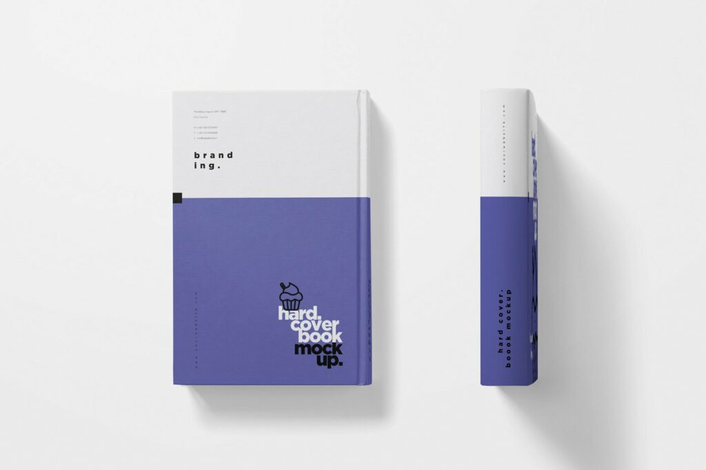 Dust Cover & Hardcover Book Mockups – MasterBundles