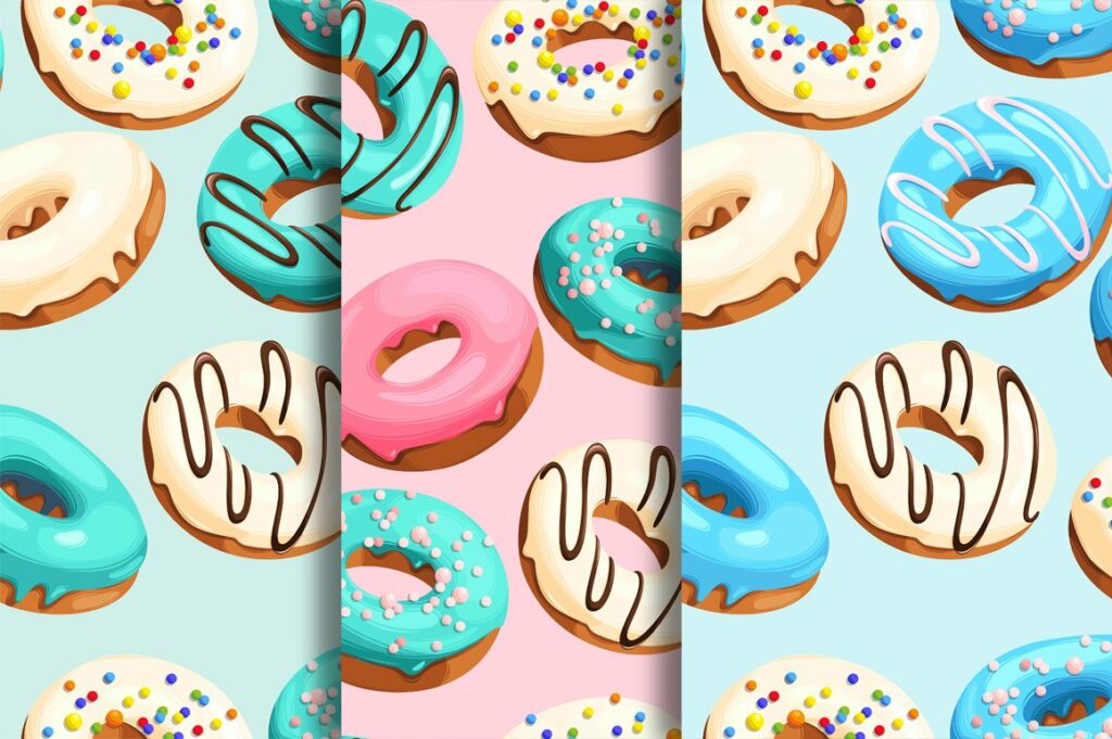 Donuts Patterns – MasterBundles
