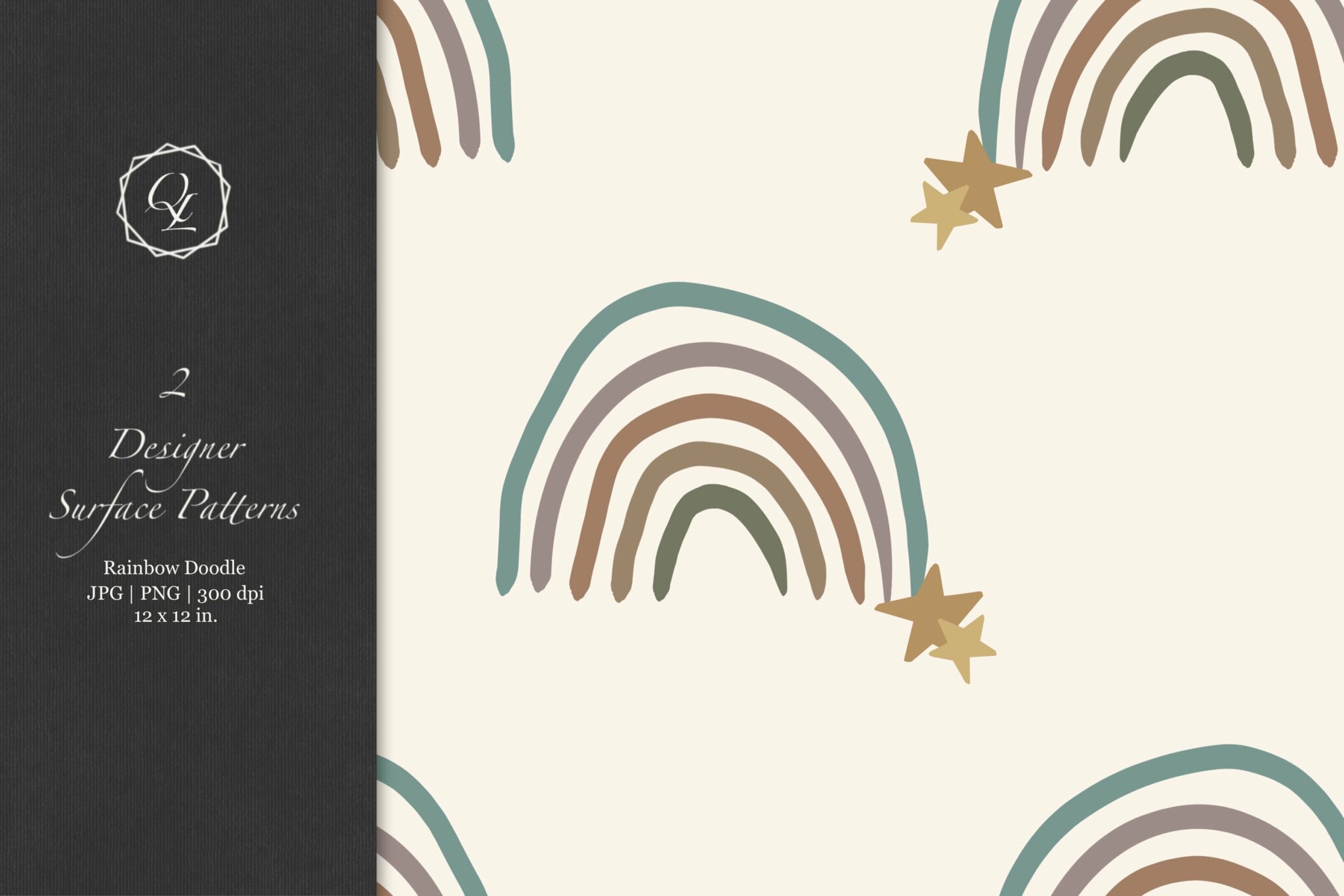 Colorful Rainbow Surface Pattern – MasterBundles