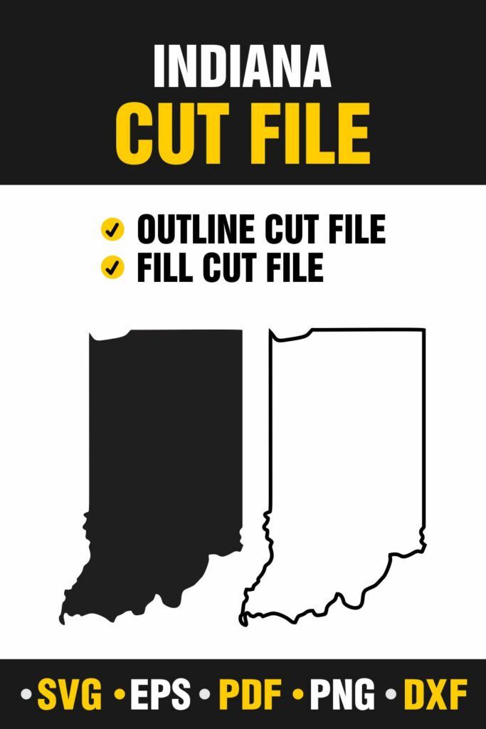 Indiana SVG, PNG, PDF, EPS & DXF - MasterBundles