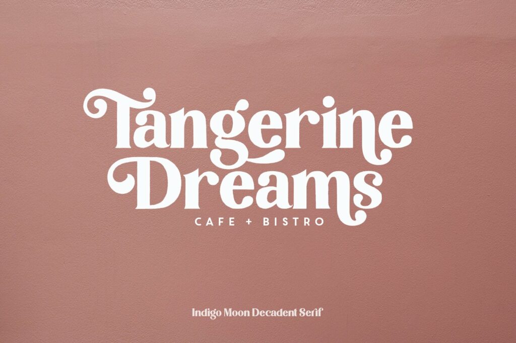 Indigo Moon Decadent Serif – MasterBundles