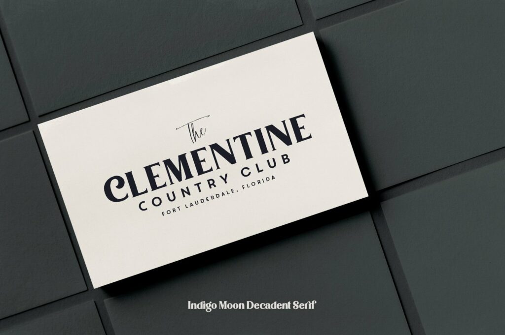 Indigo Moon Decadent Serif – MasterBundles
