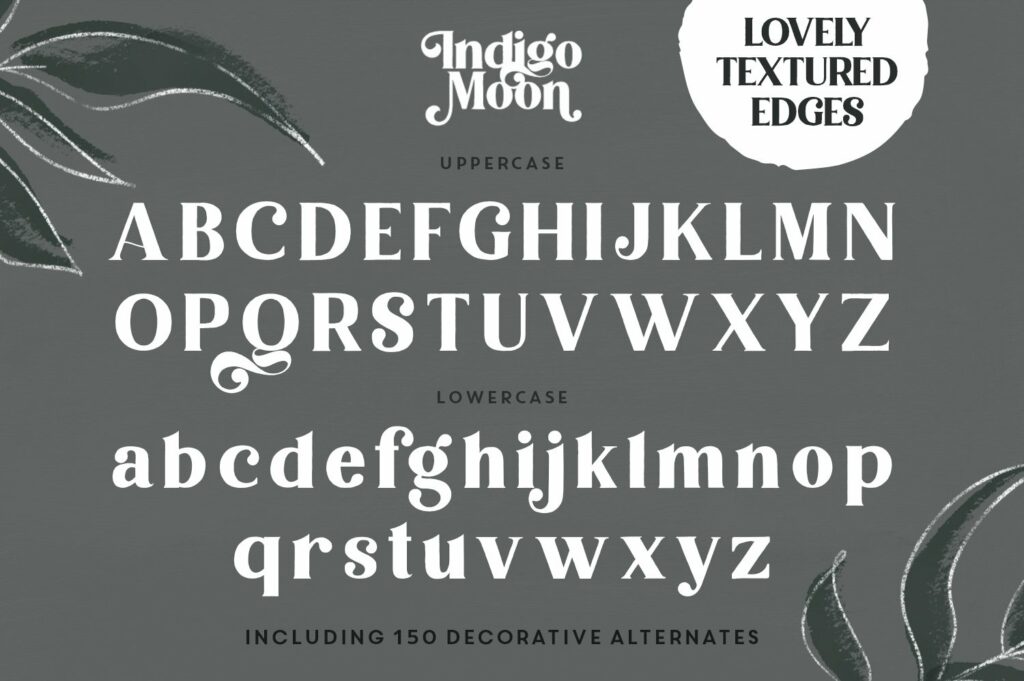 Indigo Moon Decadent Serif – MasterBundles
