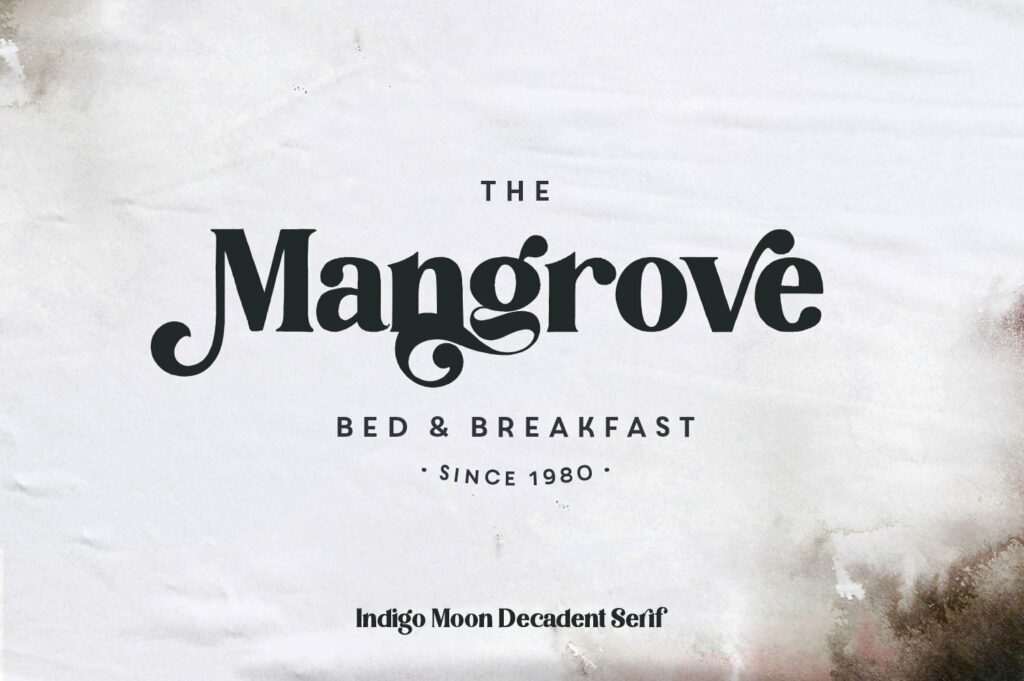 Indigo Moon Decadent Serif – MasterBundles
