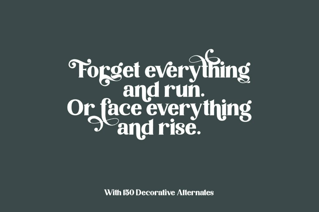 Indigo Moon Decadent Serif – MasterBundles