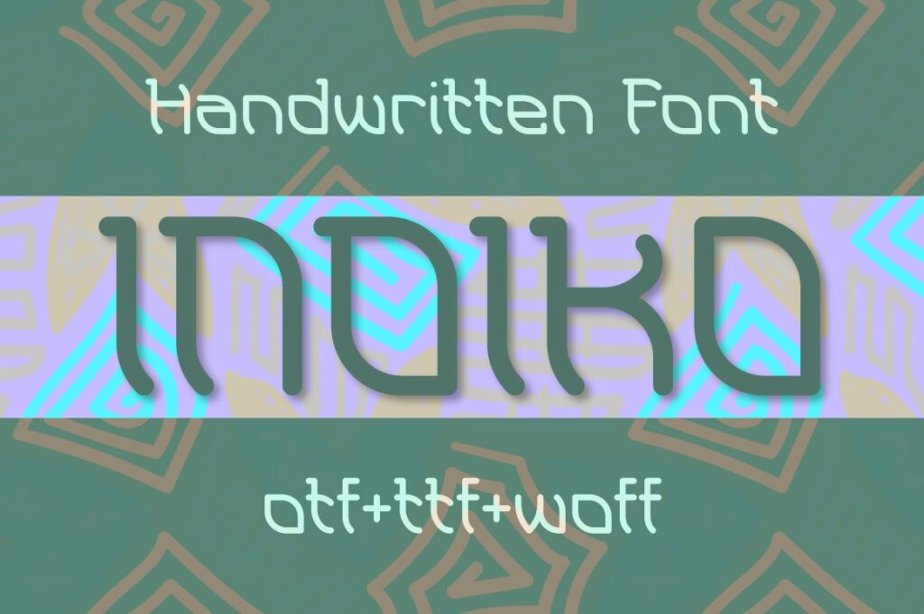 Indiko font – MasterBundles