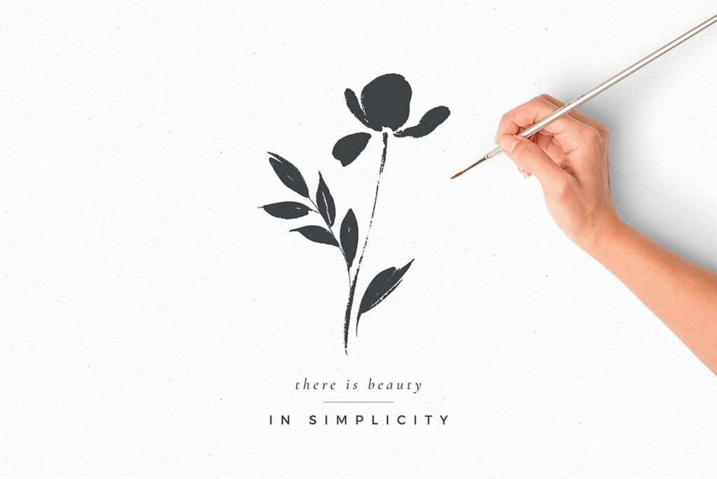 Ink botanicals, logos & patterns – MasterBundles