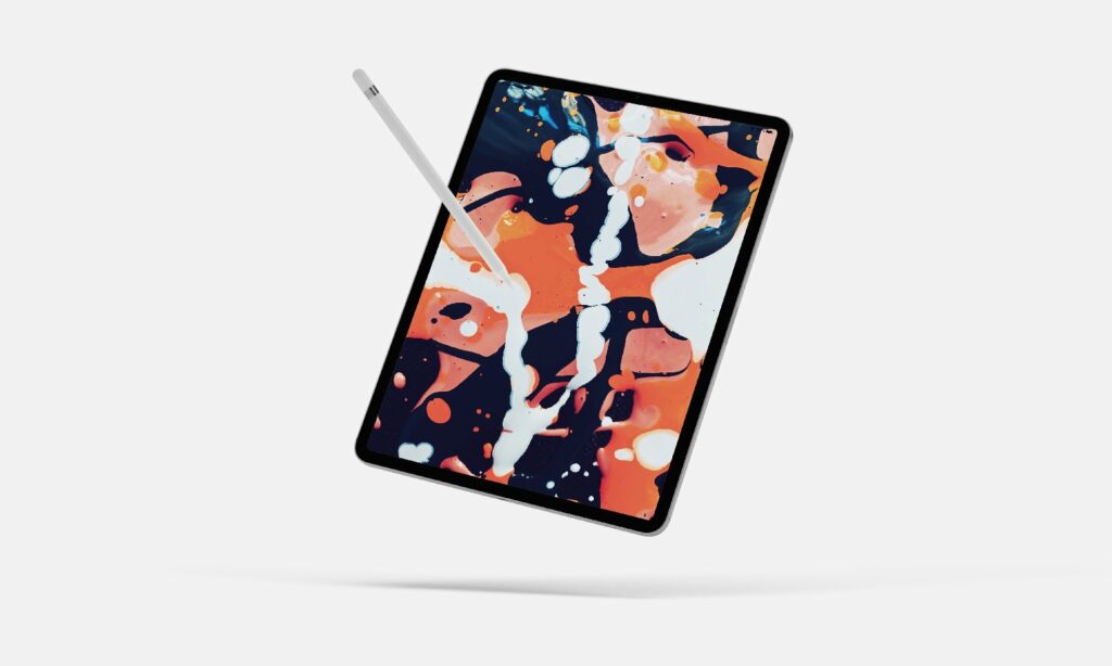 Floating iPad iPhone Device Mockups – MasterBundles