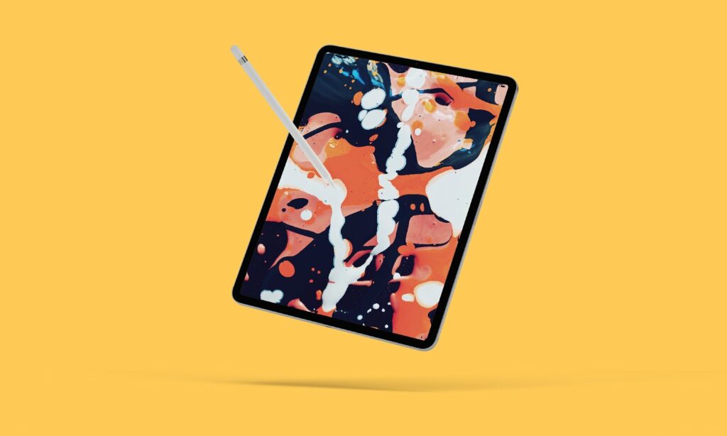 Floating iPad iPhone Device Mockups – MasterBundles