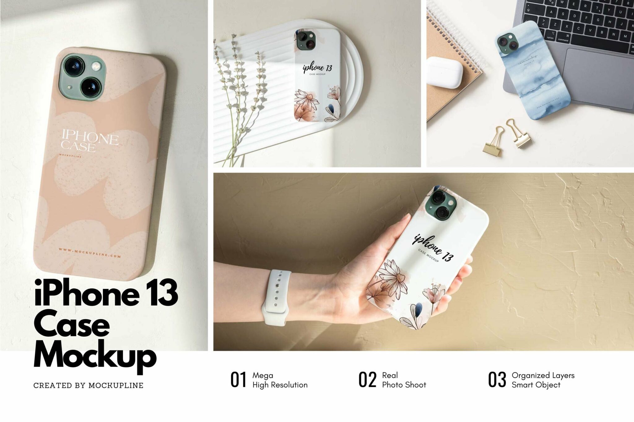 iPhone Case Mockup Set – MasterBundles