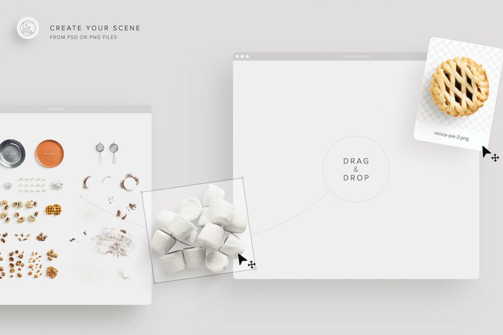 Winter Food Mockup Scene Creator – MasterBundles