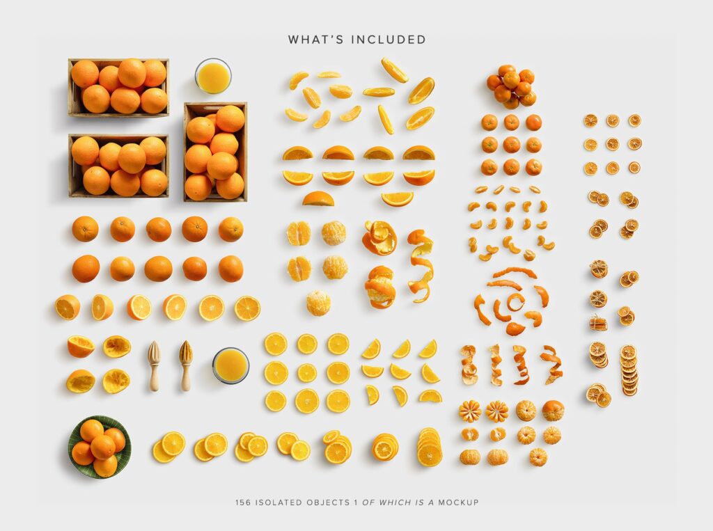 Fruits Oranges Citrus Scene Creator – MasterBundles
