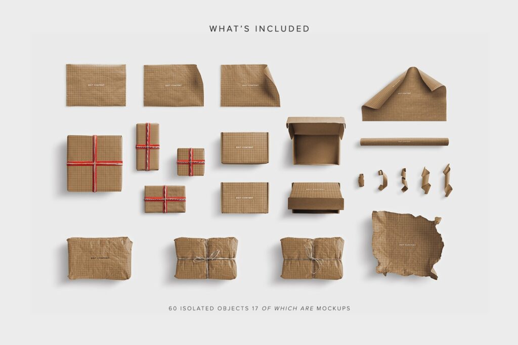 Gift Box Mockup Scene Creator – MasterBundles