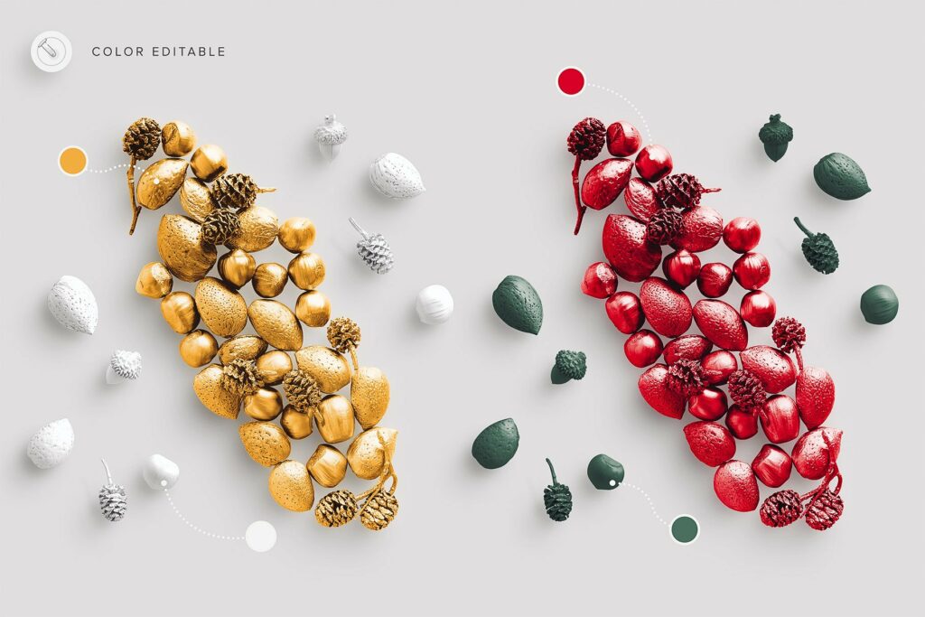 Winter Nature Elements Scene Creator – MasterBundles