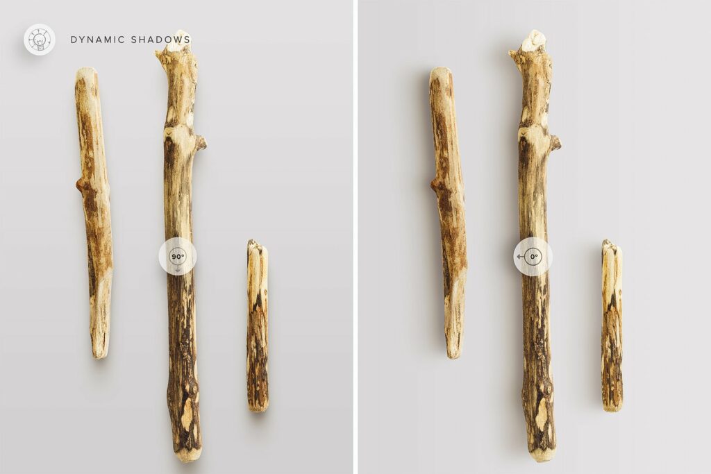 Wooden Nature Sticks Scene Creator – MasterBundles