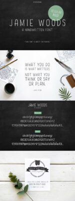 Jamie Woods condensed font – MasterBundles