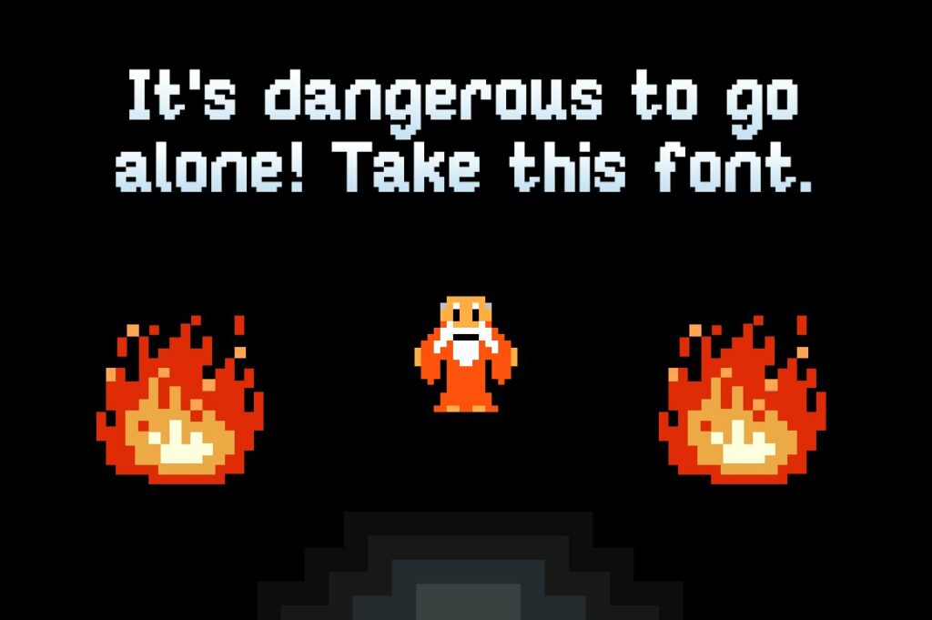 Jaunt: 8-bit pixel font – MasterBundles