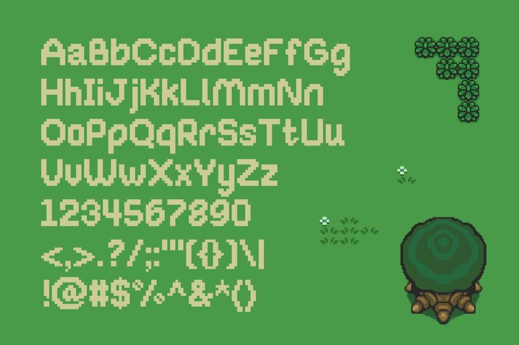 Jaunt: 8-bit pixel font – MasterBundles
