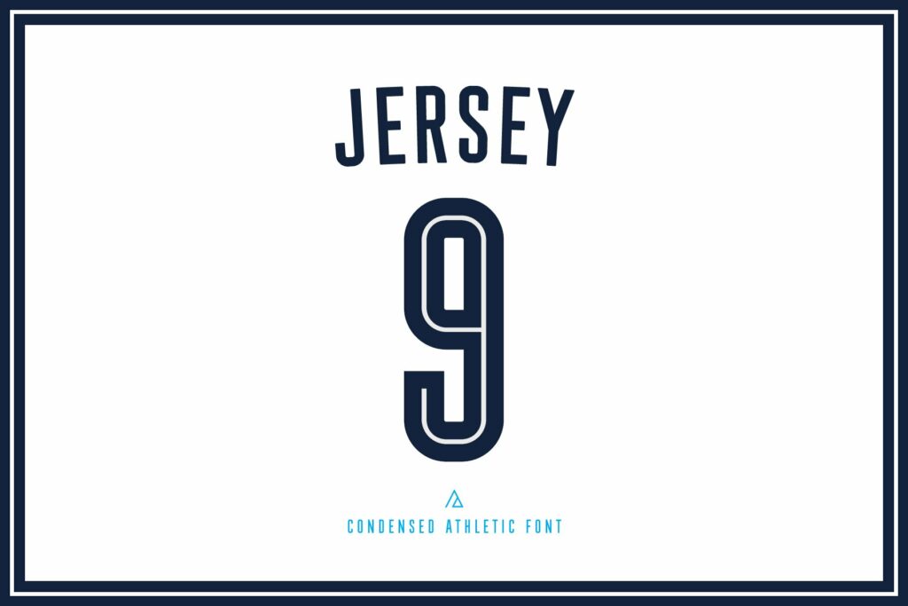 Jersey - Condensed Athletic Font – MasterBundles