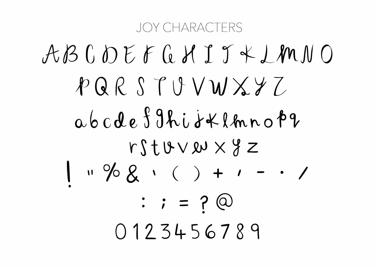 joy - playful script typeface – MasterBundles