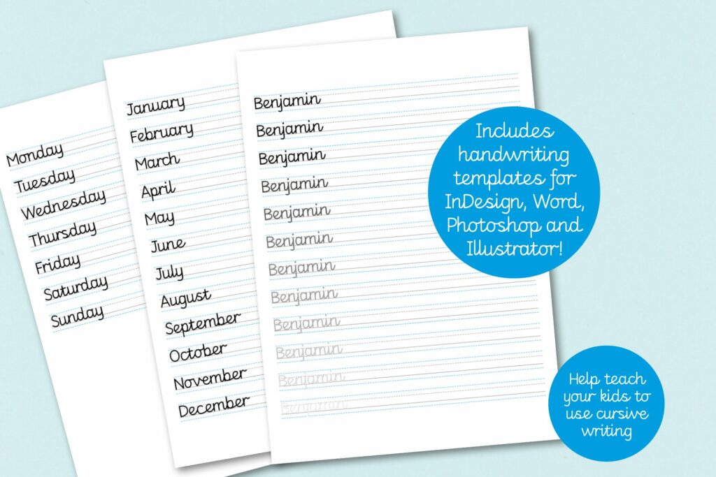 KID CURSIVE | school & teacher font – MasterBundles