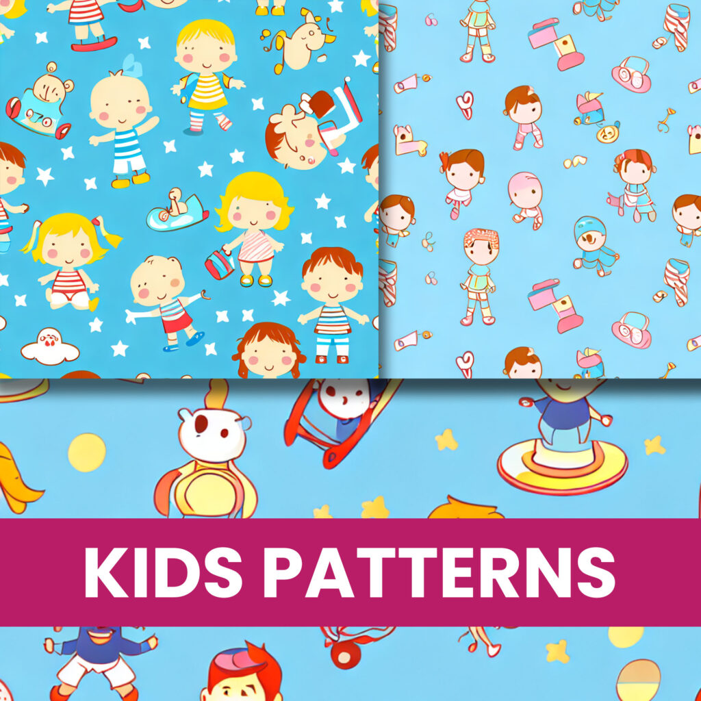 Kids Seamless Patterns