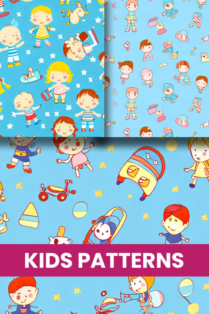 Kids Seamless Patterns