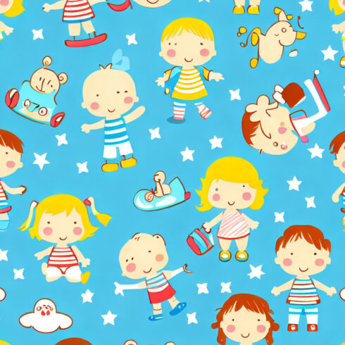 Kids Seamless Patterns