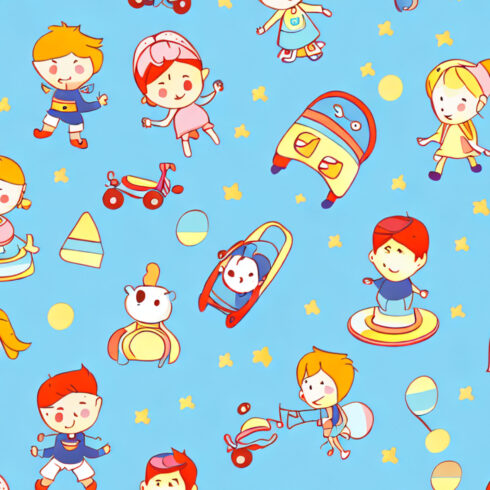 Kids Seamless Patterns