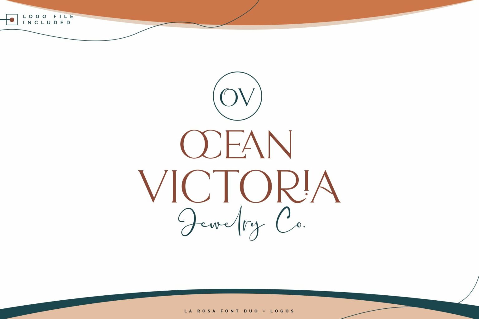 La Rosa Font Duo//Chic Logos – MasterBundles