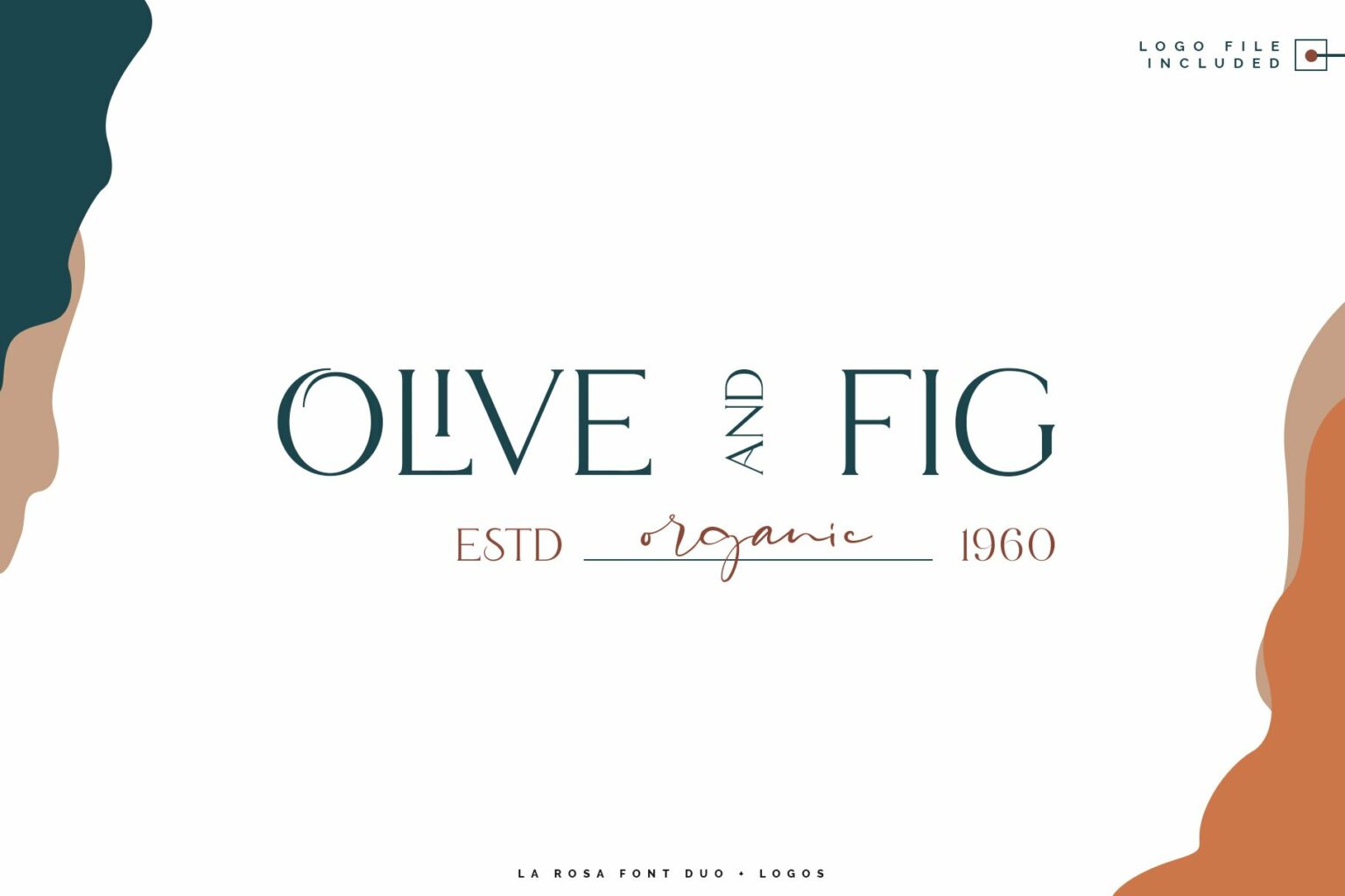 La Rosa Font Duo//Chic Logos – MasterBundles