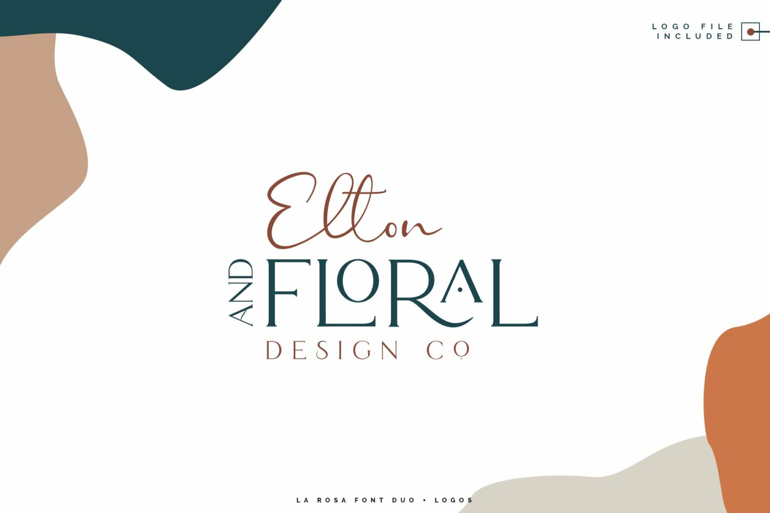 La Rosa Font Duo//Chic Logos – MasterBundles