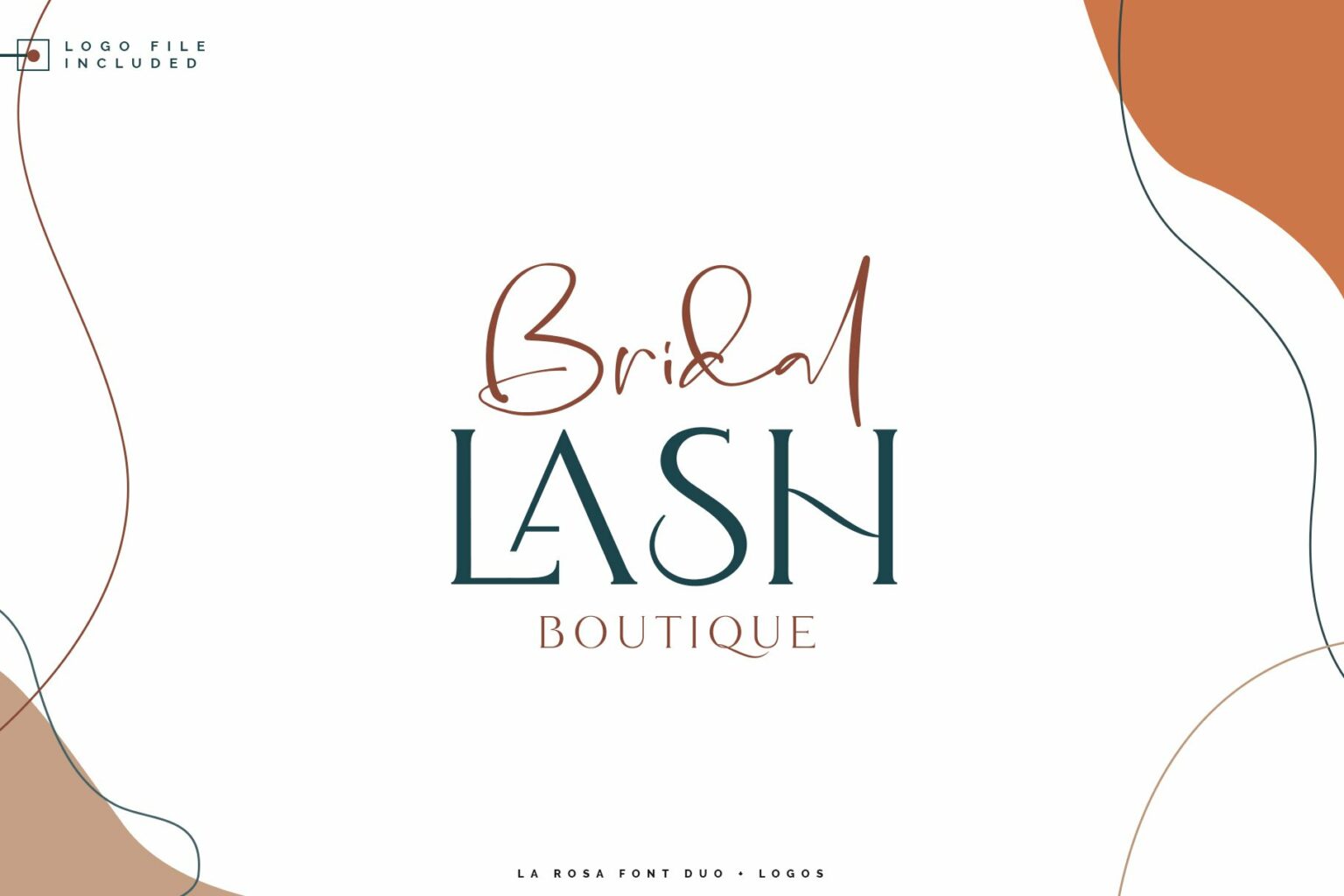 La Rosa Font Duo//Chic Logos – MasterBundles
