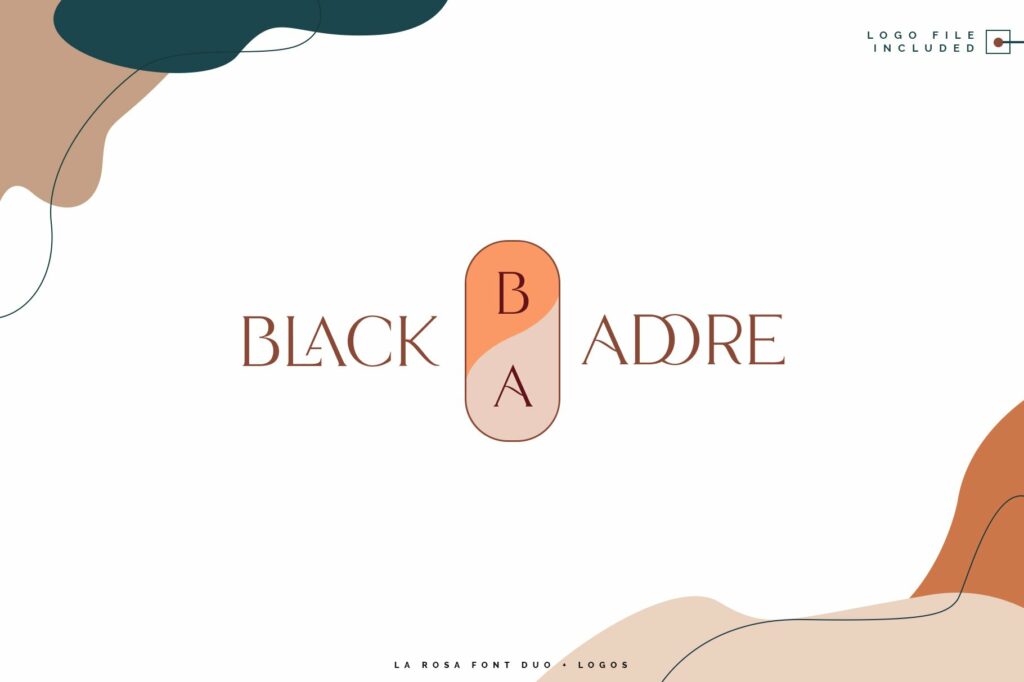 La Rosa Font Duo//Chic Logos – MasterBundles