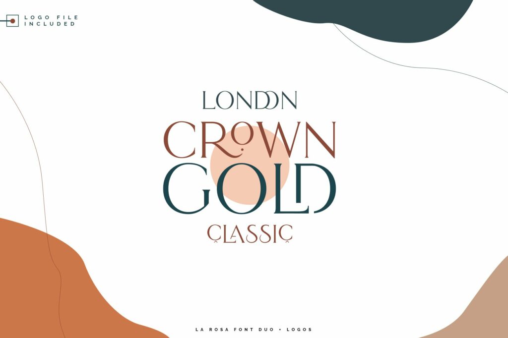 La Rosa Font Duo//Chic Logos – MasterBundles