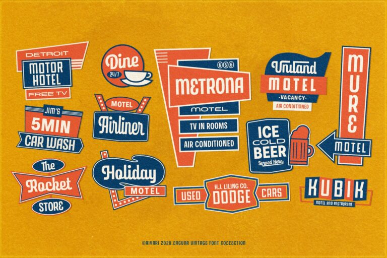 Laguna Vintage Collection – MasterBundles