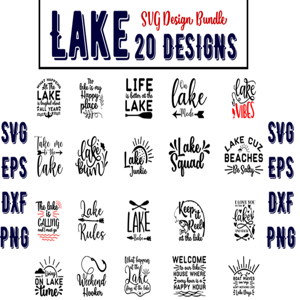 Lake Design Bundle - MasterBundles
