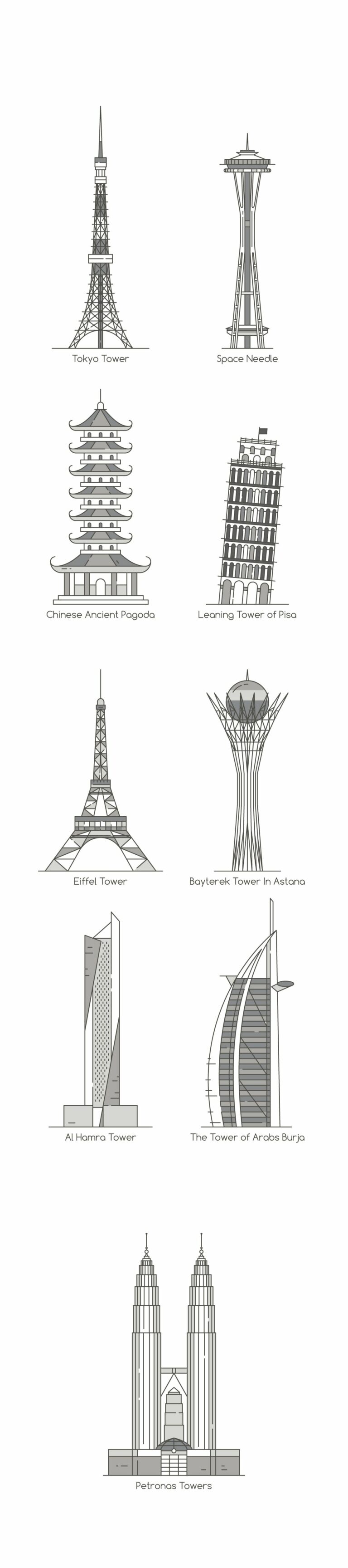 World's Famous Landmarks – MasterBundles