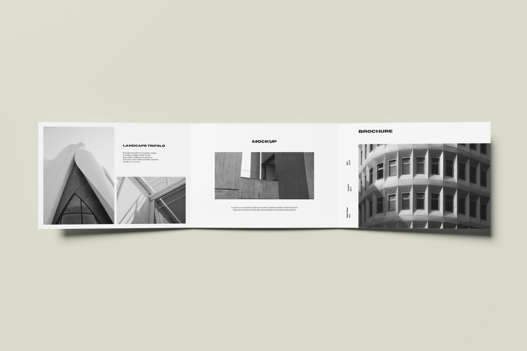 TRI FOLD LANDSCAPE MOCKUP – MasterBundles