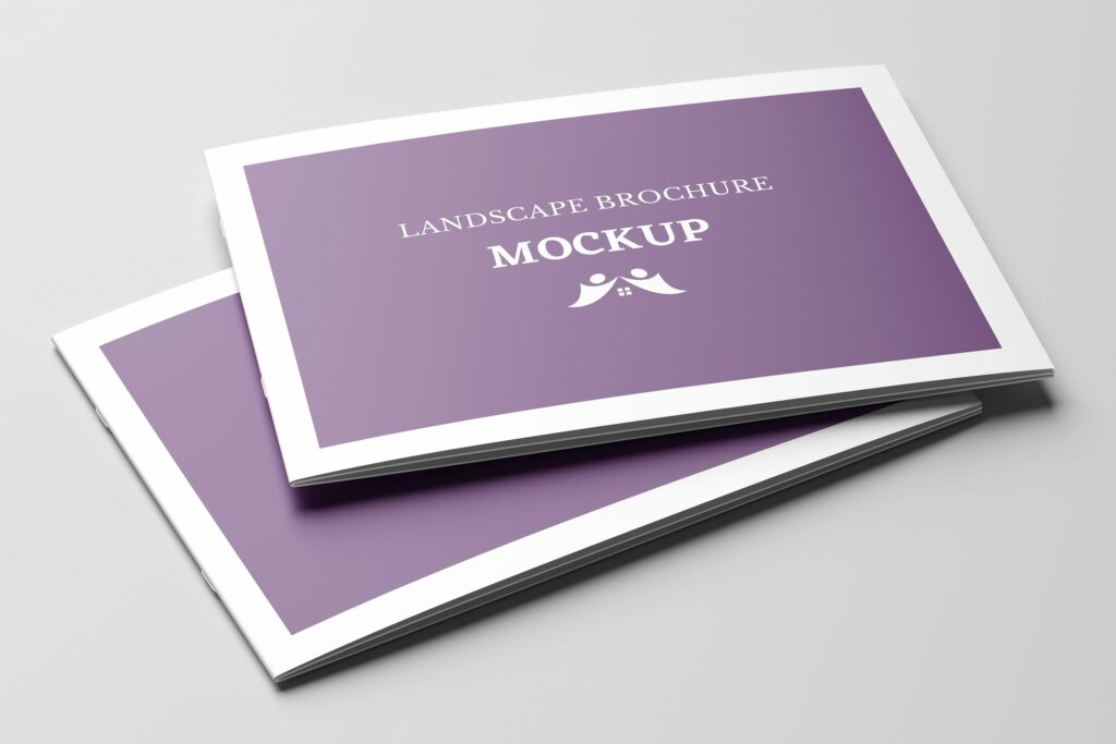 A4 Landscape Brochure Mockup – MasterBundles