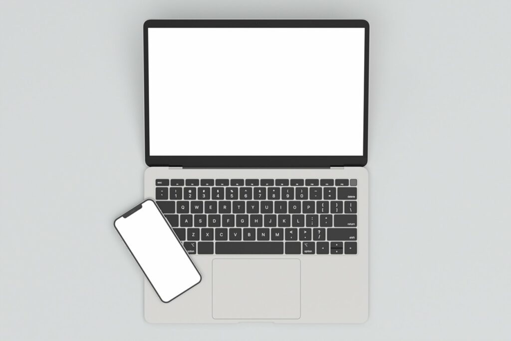 Laptop and Phone Mockup Set – MasterBundles