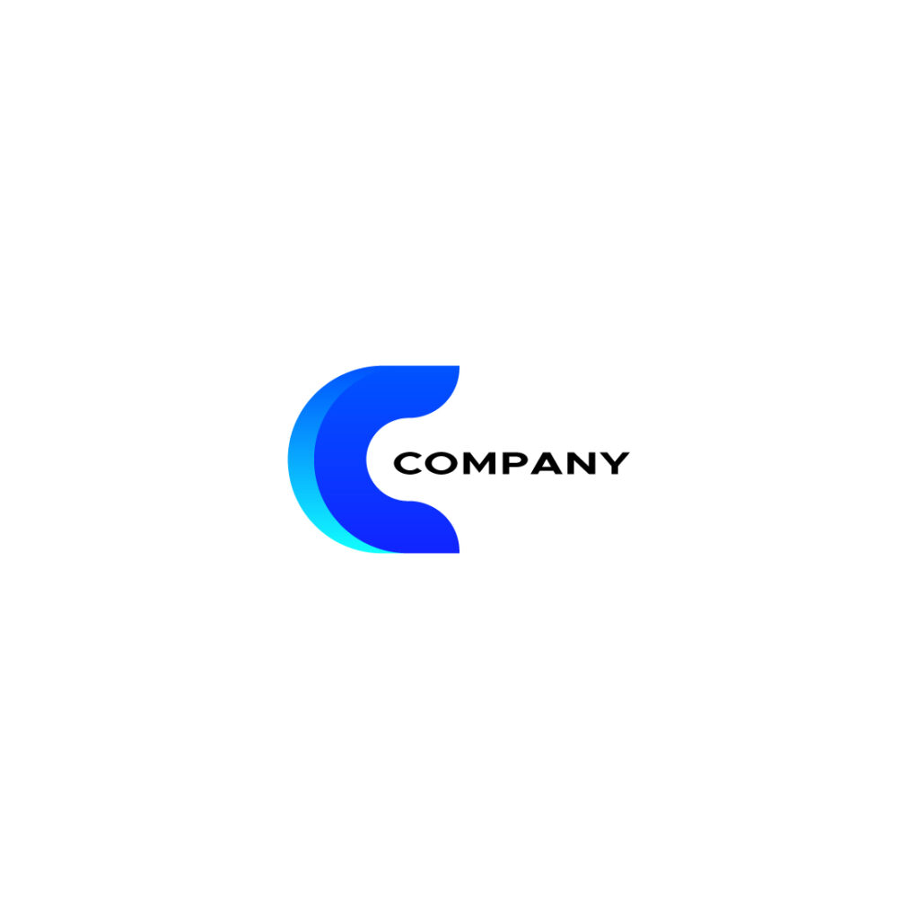 Letter C Logo Gradient Color C Letter C Logo - MasterBundles