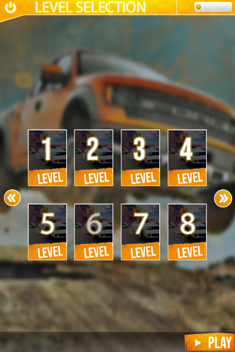 RACING GAME UI KIT | GAME BUTTON TEMPLATE - MasterBundles