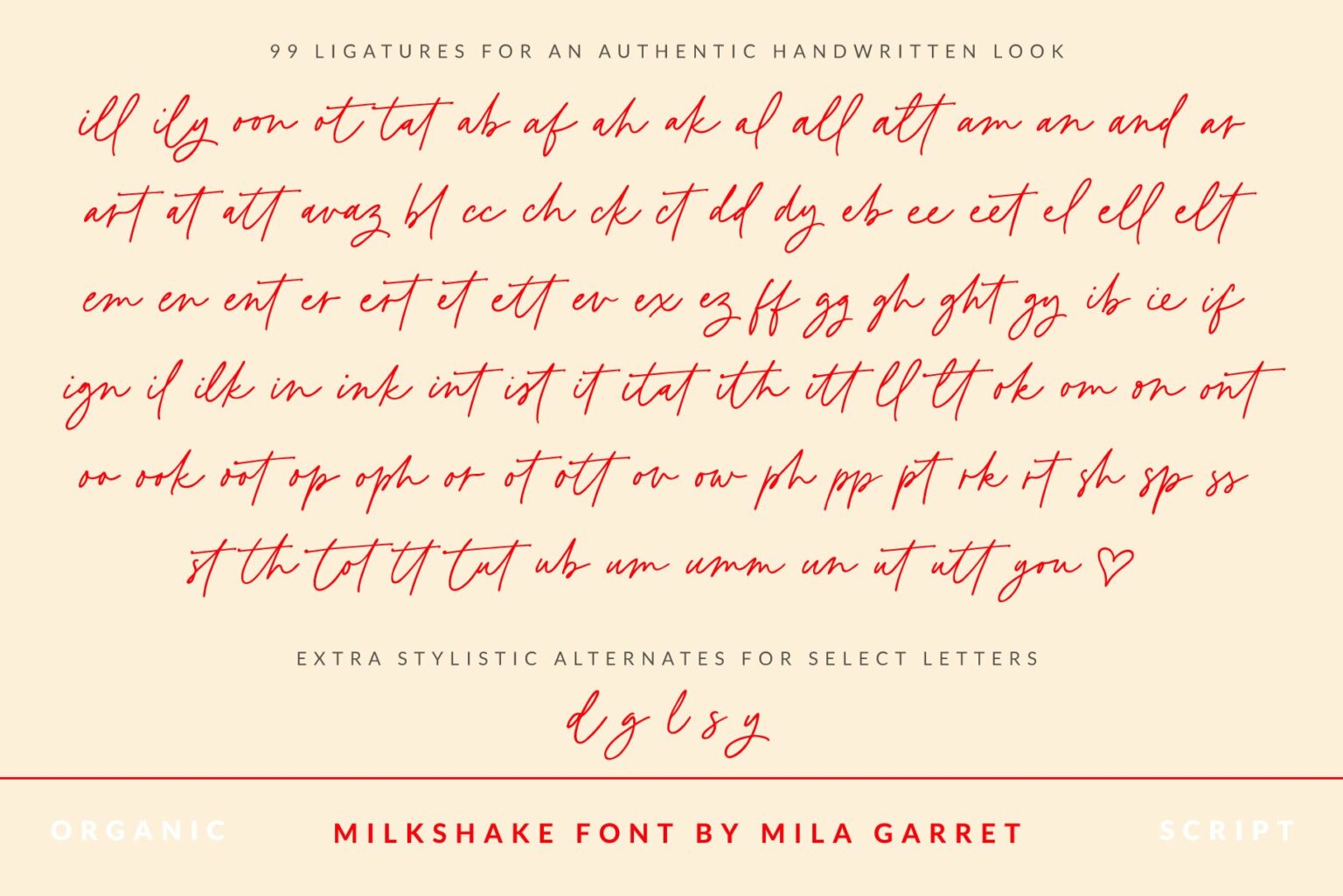 Milkshake Modern Handwritten Script – MasterBundles
