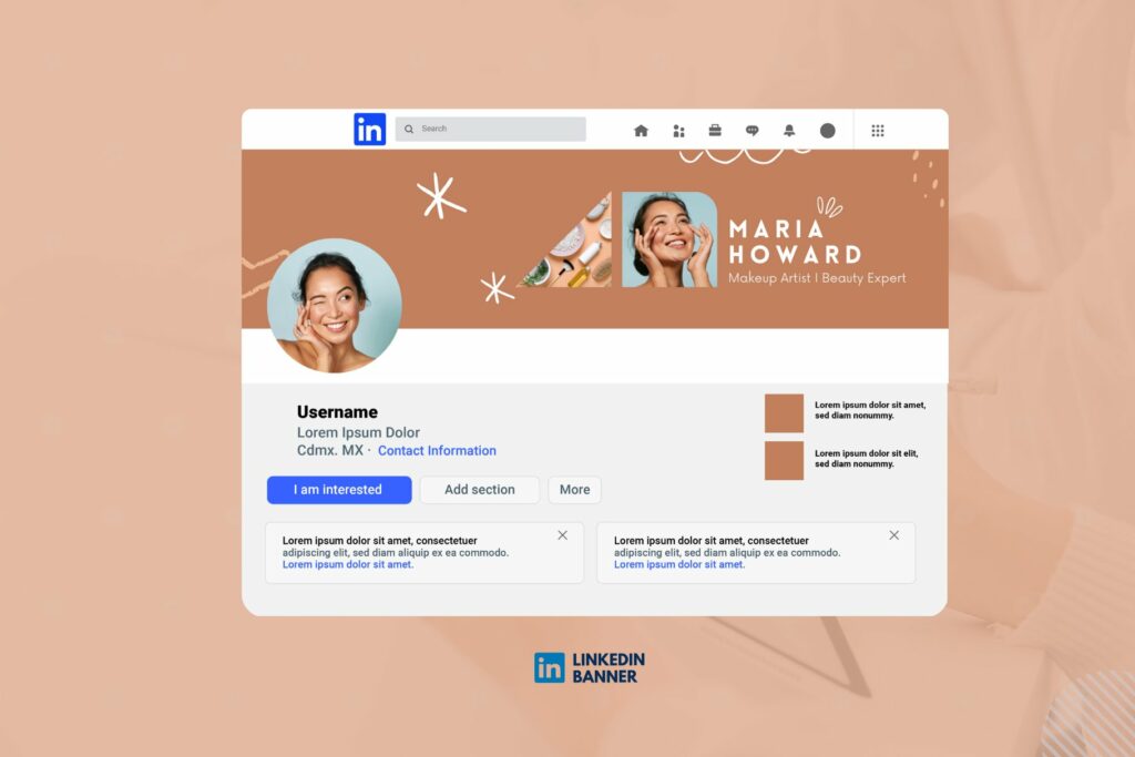LinkedIn Banner | Canva Template – MasterBundles