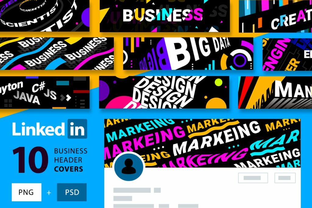 LinkedIn | editable covers – MasterBundles
