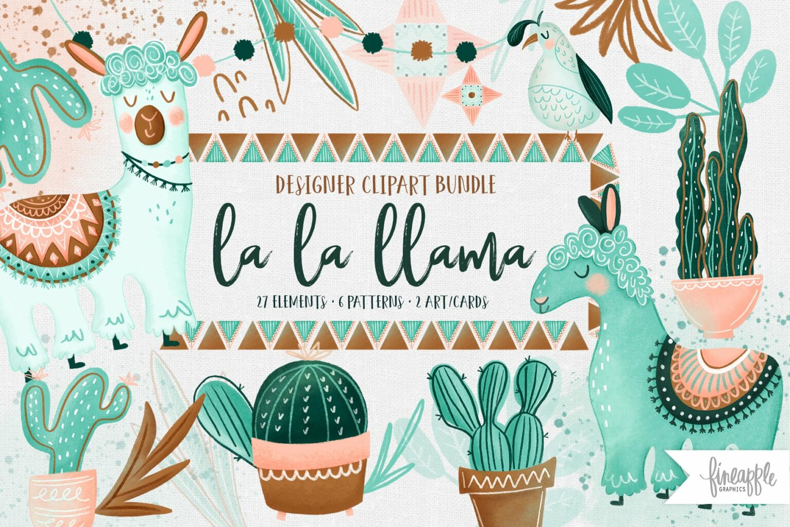 La la Llama Clipart – MasterBundles