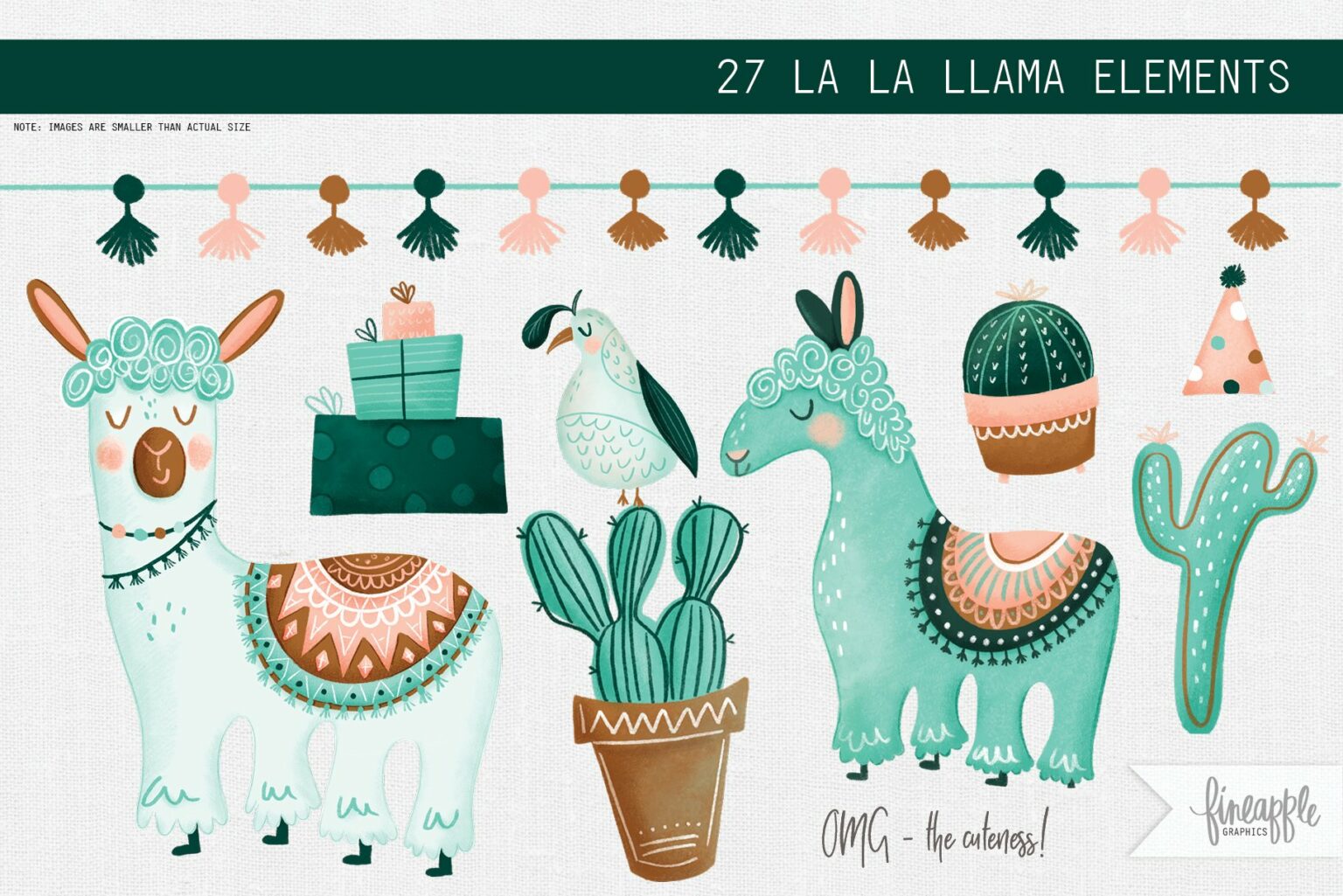 La la Llama Clipart – MasterBundles